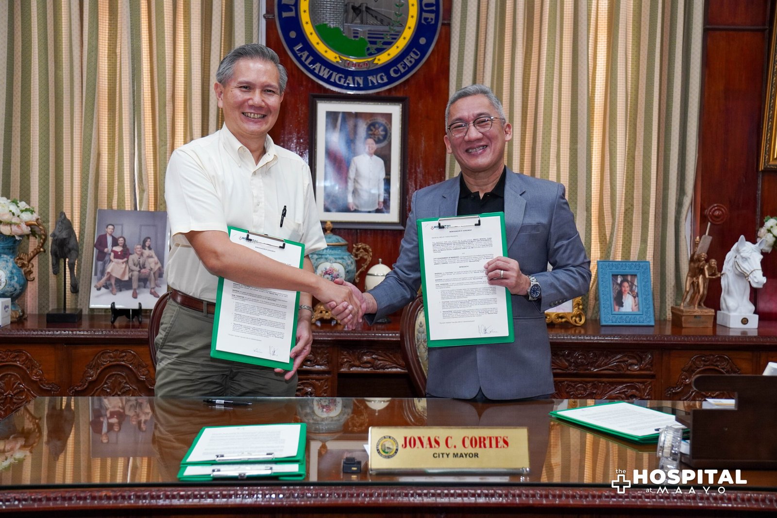 Mayor Jonas Cortes inks partnership with The Hospital at Maayo for a ...